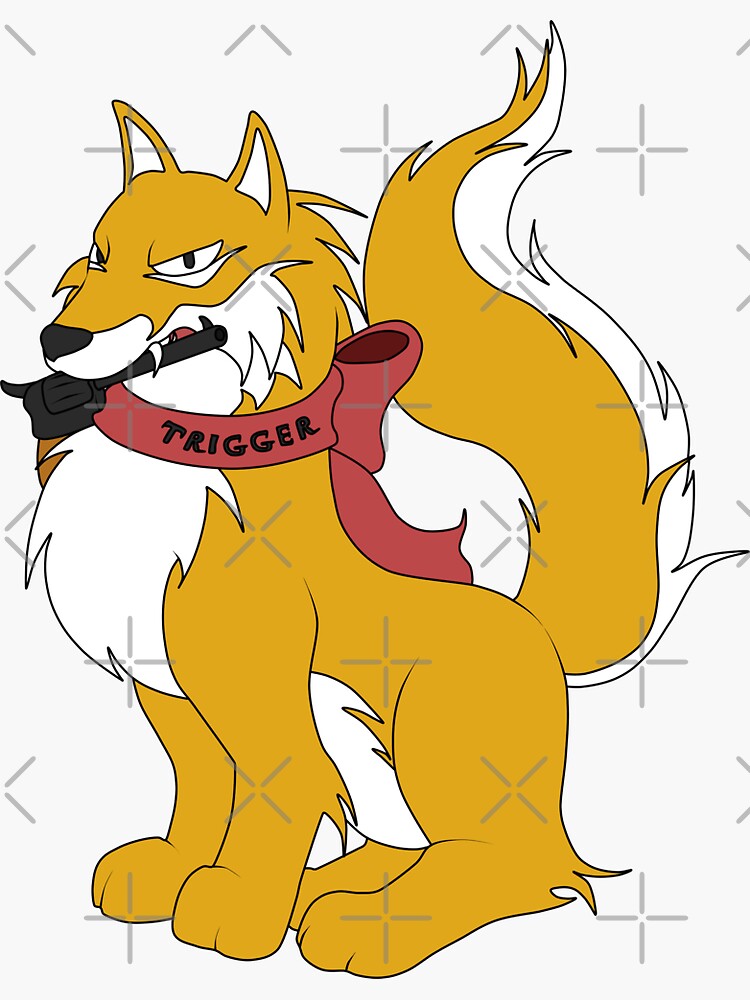 "Trigger" Sticker for Sale by amarysdesigns | Redbubble