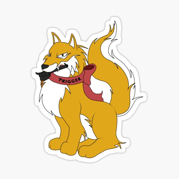 "Trigger" Sticker for Sale by amarysdesigns | Redbubble