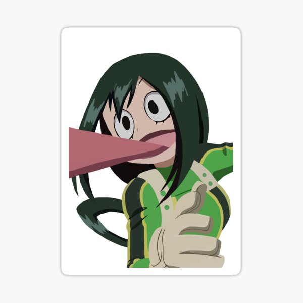 "Asui Tsuyu" Sticker by sarahwyt | Redbubble