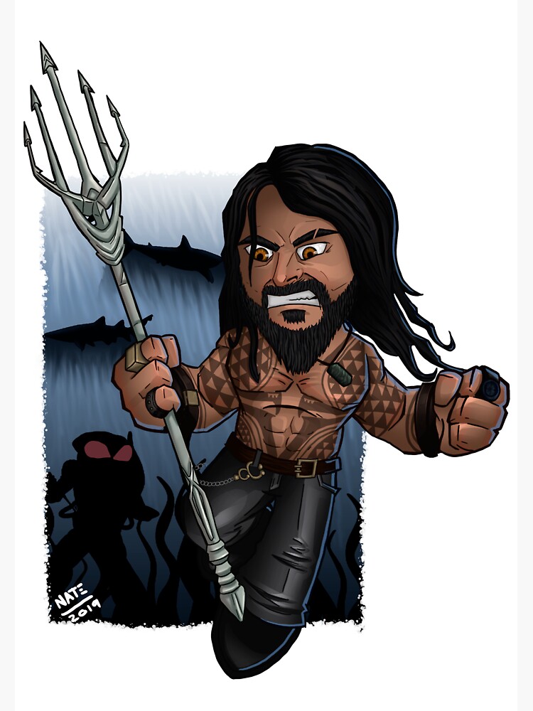 "Jason Momoa" Sticker by ApplebyCreative | Redbubble