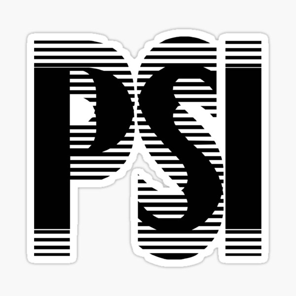"psi" Sticker for Sale by kennaplate | Redbubble
