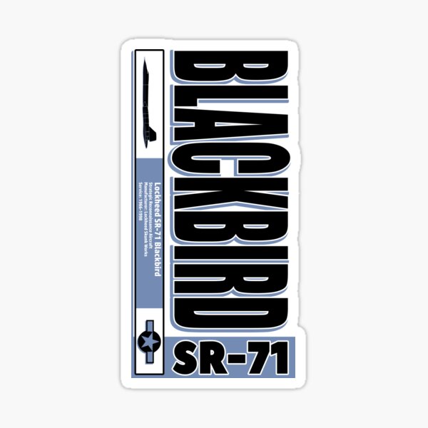 Sr 71 Blackbird Stickers | Redbubble