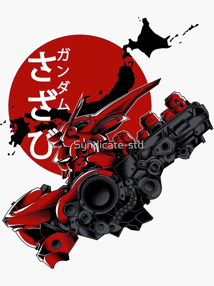 "sazabi ver.ka" Sticker for Sale by Syndicate-std | Redbubble