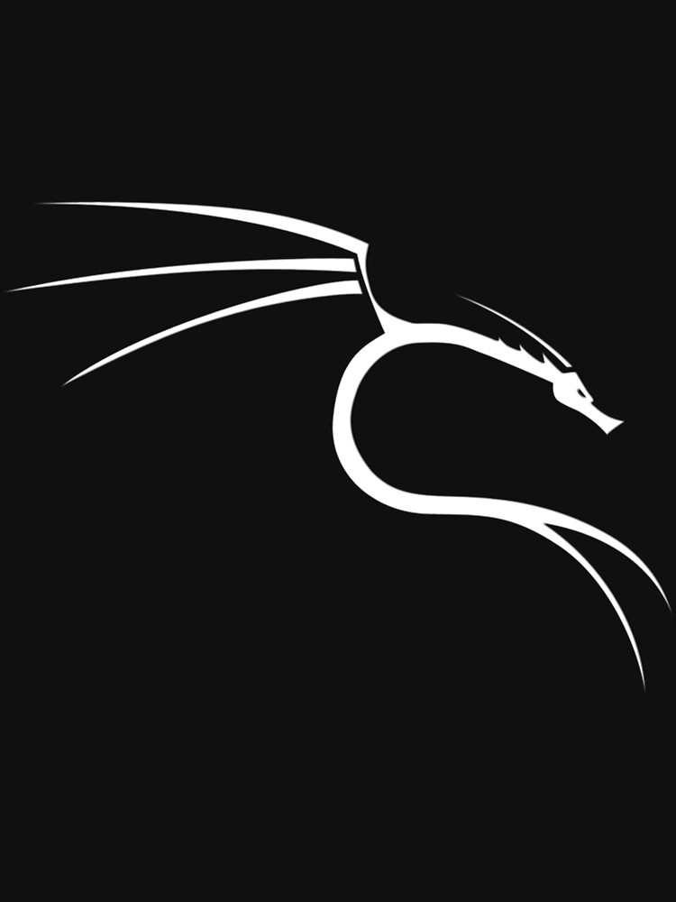 "kali linux Logo white" Essential T-Shirt for Sale by D3mon98 | Redbubble