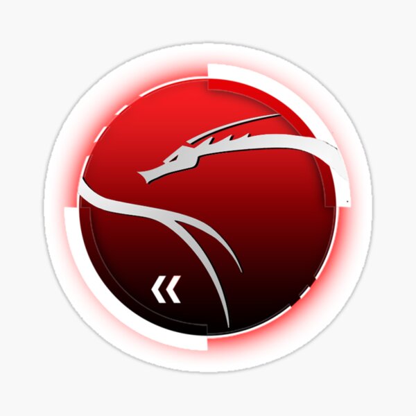 "kali linux Logo Red" Sticker for Sale by D3mon98 | Redbubble