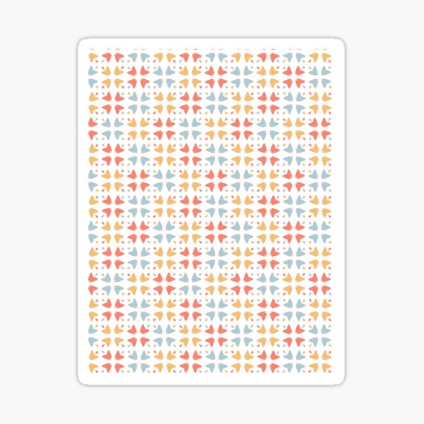 "Graphic geometric mosaic check grid" Sticker for Sale by Limolida ...