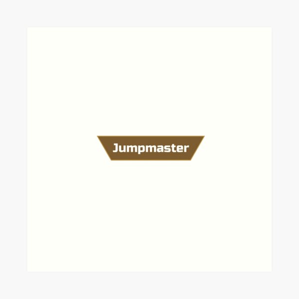 "Apex Legends Jumpmaster" Art Print for Sale by appelschaal1 | Redbubble