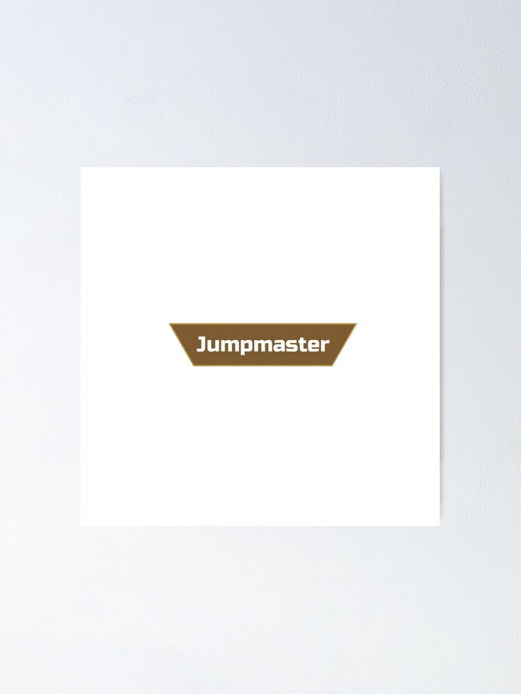 "Apex Legends Jumpmaster" Poster by appelschaal1 | Redbubble
