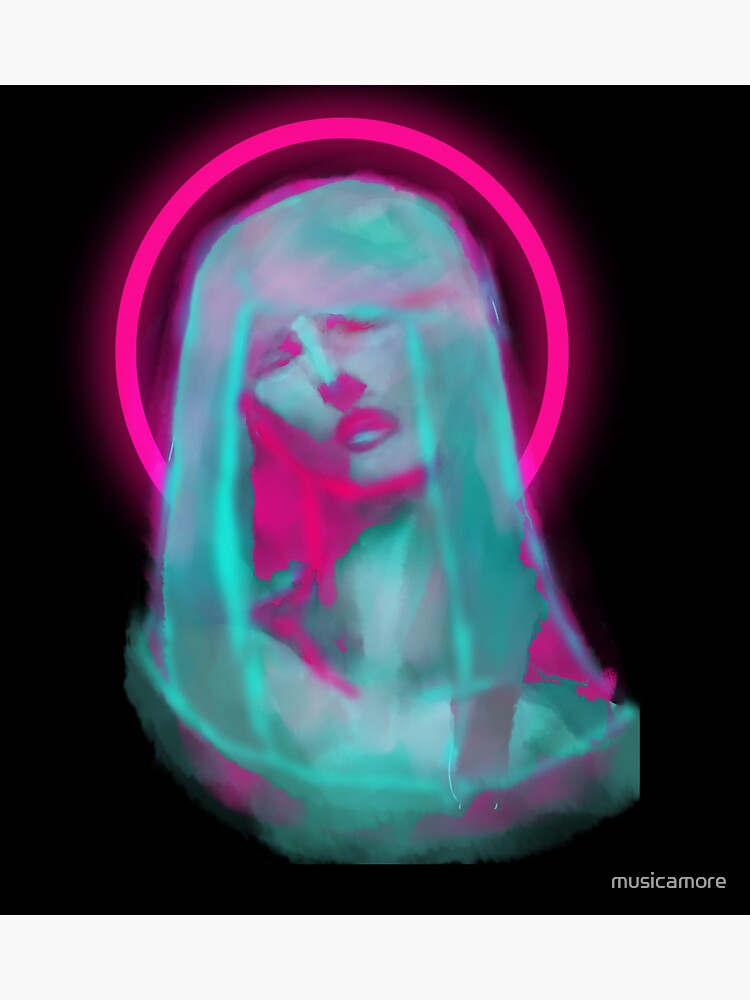 "Neon Mary " Sticker by musicamore | Redbubble