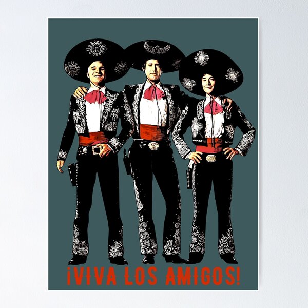Tre Amigos Plakaten Amigos Vintage Three Amigos" Art Board Print For