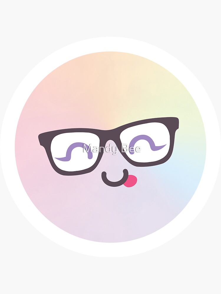 "Mandy Bee Logo Mark" Sticker by hellomandybee | Redbubble