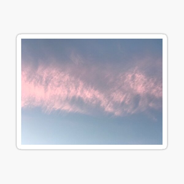 "pink clouds aesthetic" Sticker for Sale by teenytuan | Redbubble
