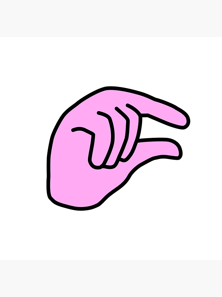 "Pinching Hand Emoji" Art Print by Shirtpost-Co | Redbubble