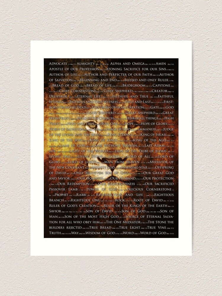 "The Names of God" Art Print for Sale by dtkindling | Redbubble