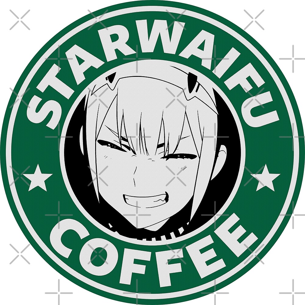 "Zero Two Starwaifu Coffee" by Waifu Dope | Redbubble