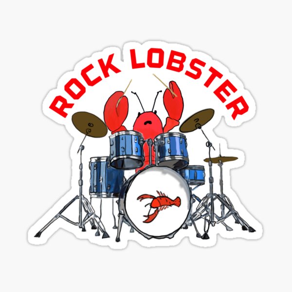 "Rock Lobster" Sticker for Sale by peterdrawings | Redbubble