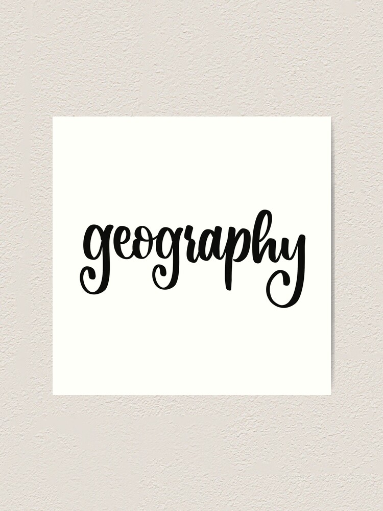 Lámina artística «Geografía - Carpeta / Carpeta adhesiva» de RT ...