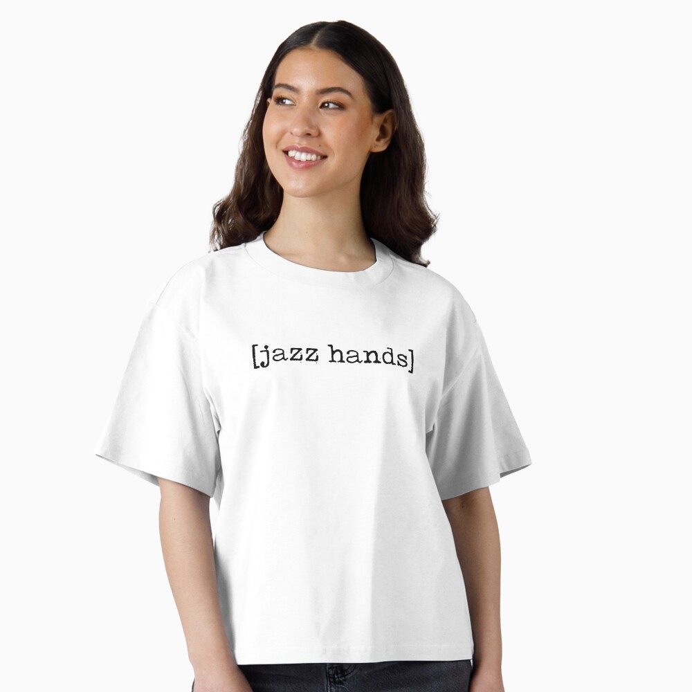 "[jazz hands]" Sticker for Sale by theatrestore | Redbubble