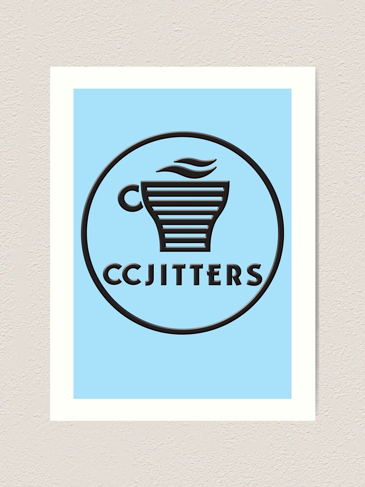 "Coffee in a Flash at CC Jitters" Art Print for Sale by BeyondGraphic ...