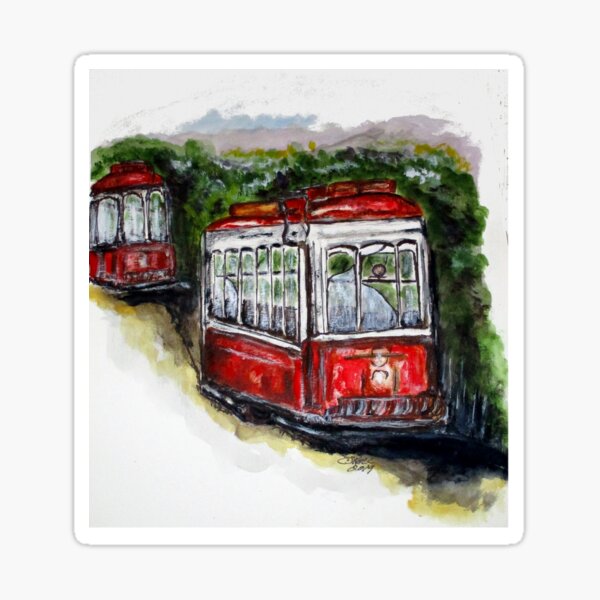 "Abandoned Trolley" Sticker for Sale by cjkell | Redbubble