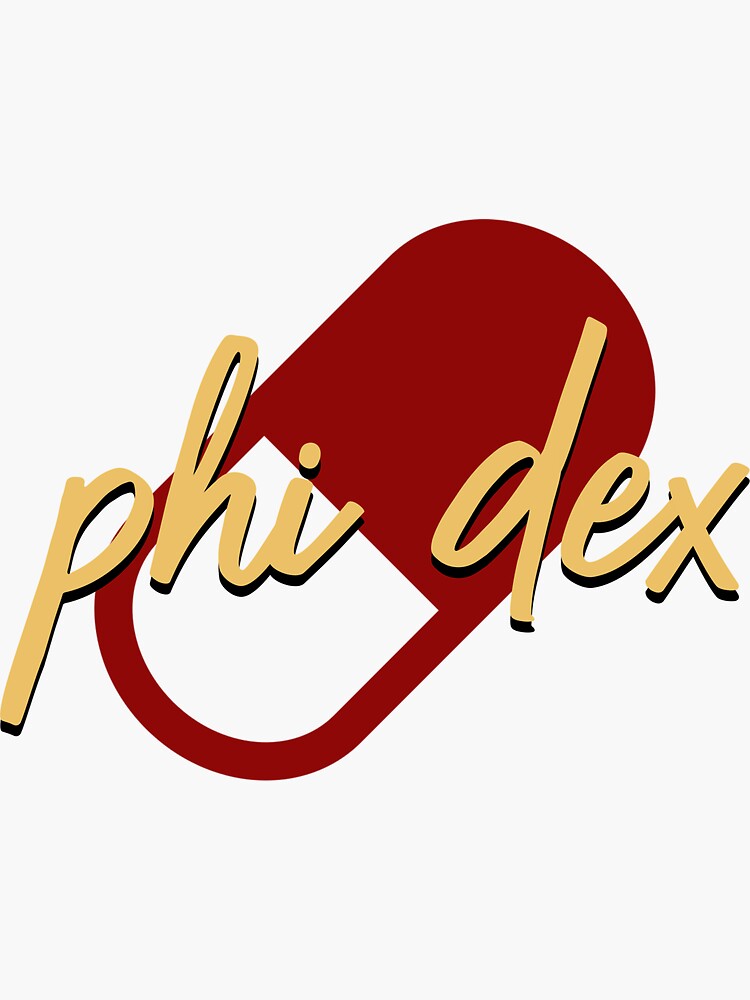 "phi dex" Sticker for Sale by paigeh1213 | Redbubble