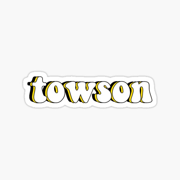 Towson Stickers | Redbubble