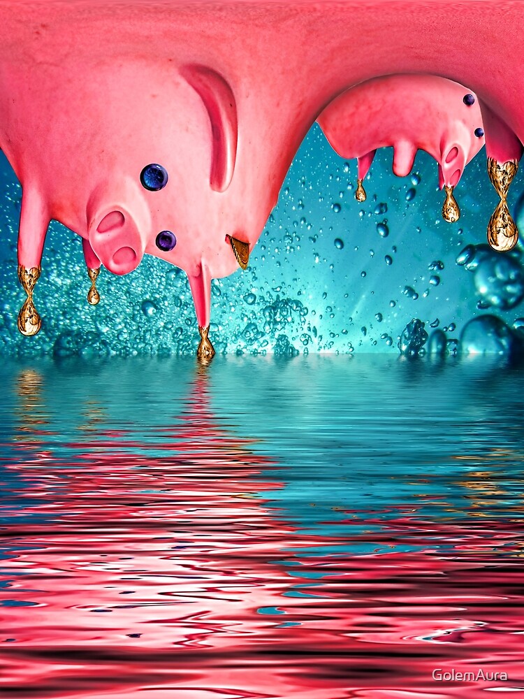 "Drippy Pig Drippy Drippy Pig" Poster by GolemAura | Redbubble