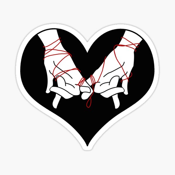 "Pinky Promise" Sticker by TheFlimsyArtist | Redbubble