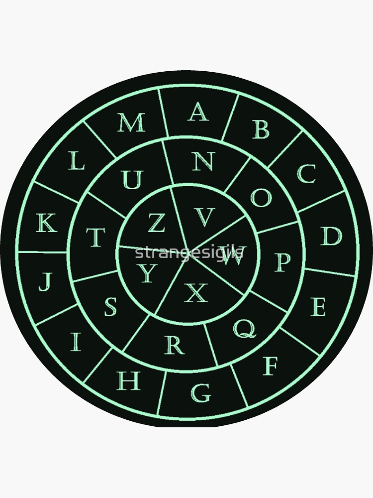"Sigil Wheel" Sticker for Sale by strangesigils | Redbubble