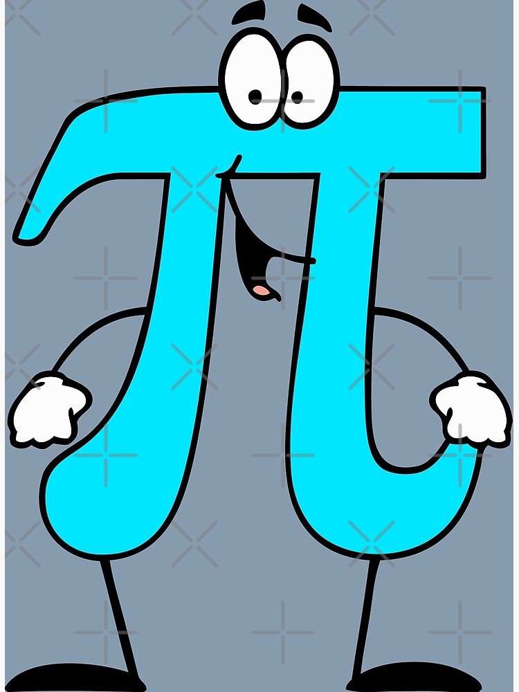 Lámina artística «Pi personaje de dibujos animados» de Handstand365 ...