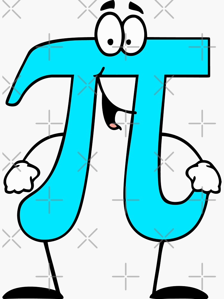 Pegatina for Sale con la obra «Pi personaje de dibujos animados» de ...