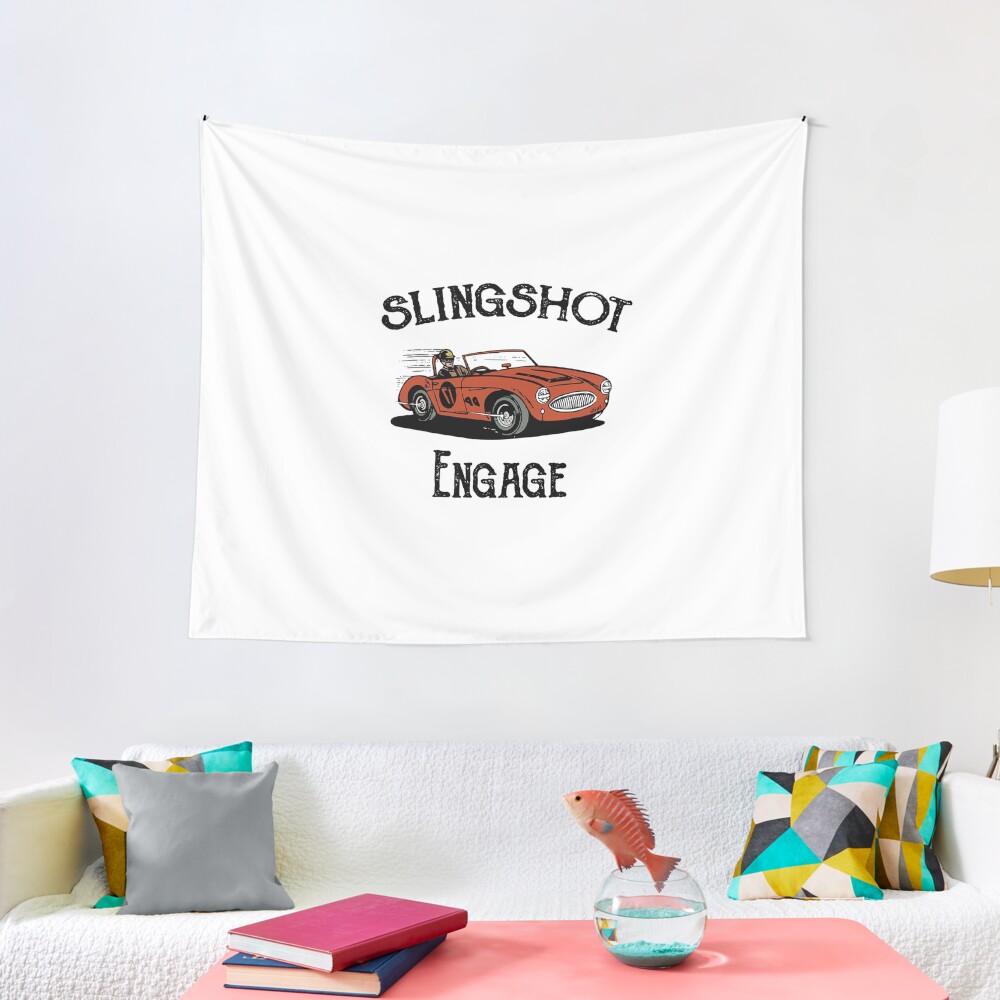 "Slingshot Engage" Tapestry for Sale by Mark5ky | Redbubble