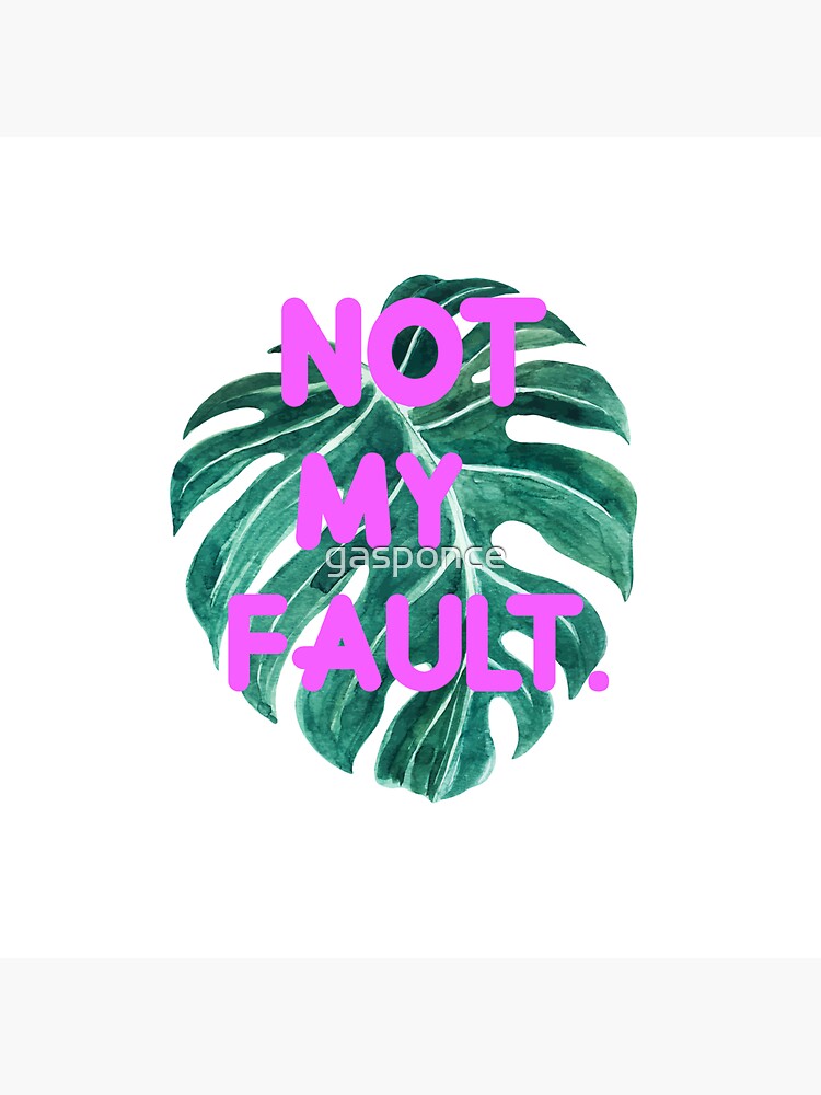 "FAULT!" Sticker by gasponce | Redbubble