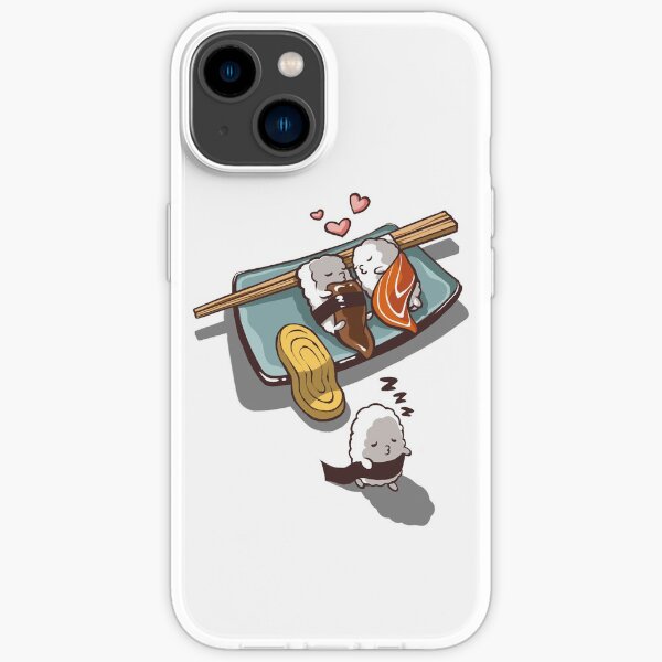 "Romantic Nigiri Sushi Cuddling with Friend Sleep Walking" iPhone Case ...