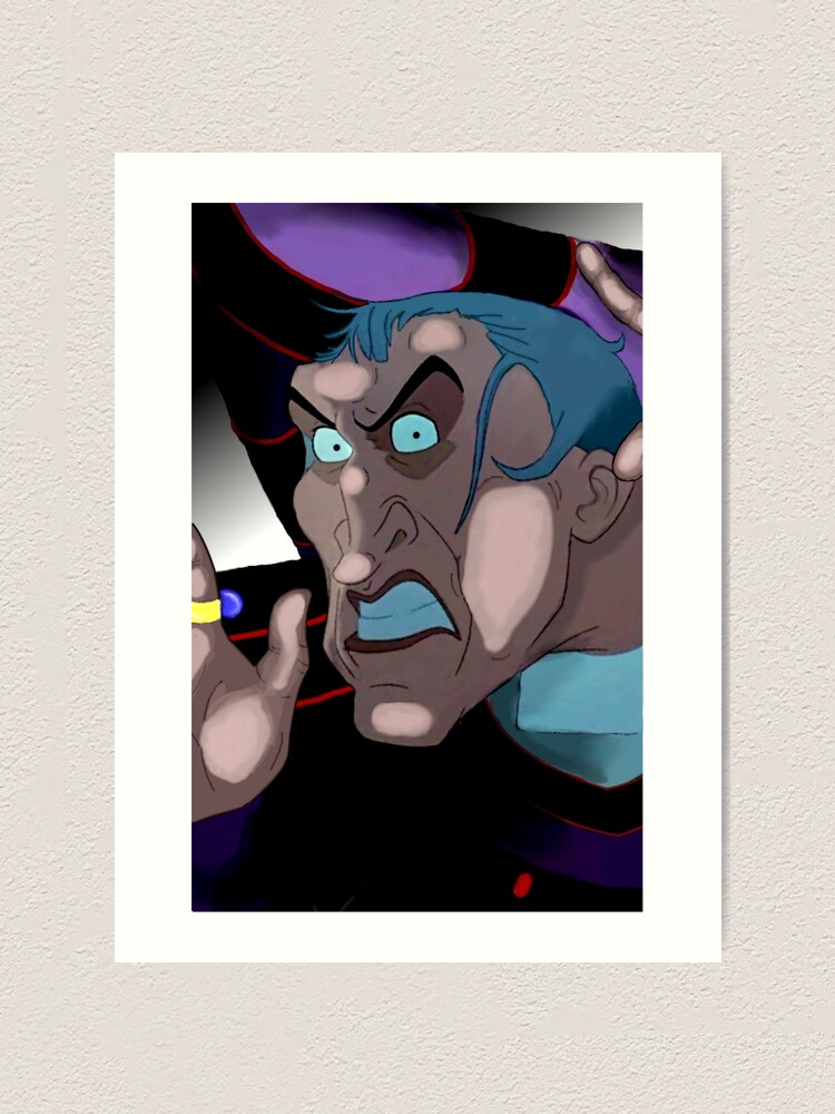 "Angry Frollo on Screen" Art Print for Sale by Mo-Machine-S2 | Redbubble