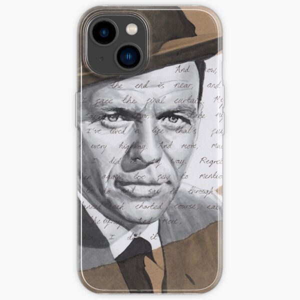 "Frank Sinatra My Way Drawing" iPhone Case for Sale by sarahas | Redbubble