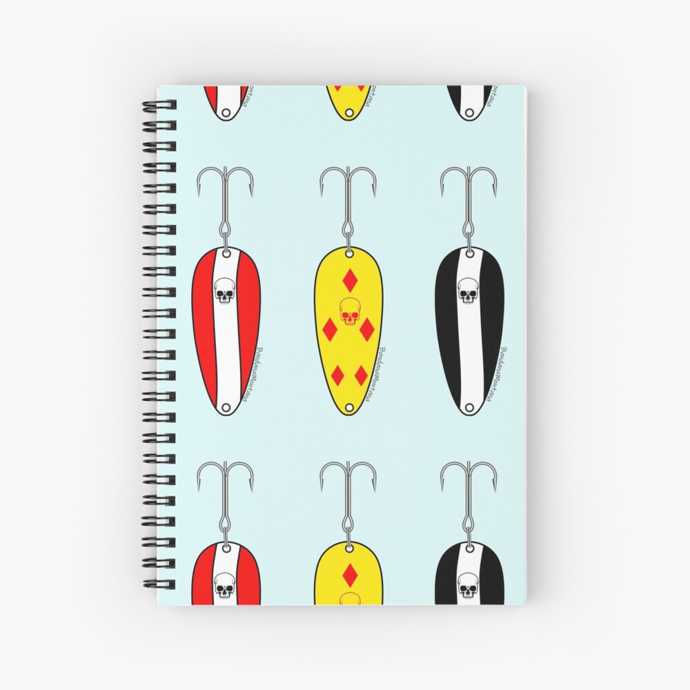 "Three Spoon Fishing Lures" Sticker for Sale by BandanaMontana | Redbubble