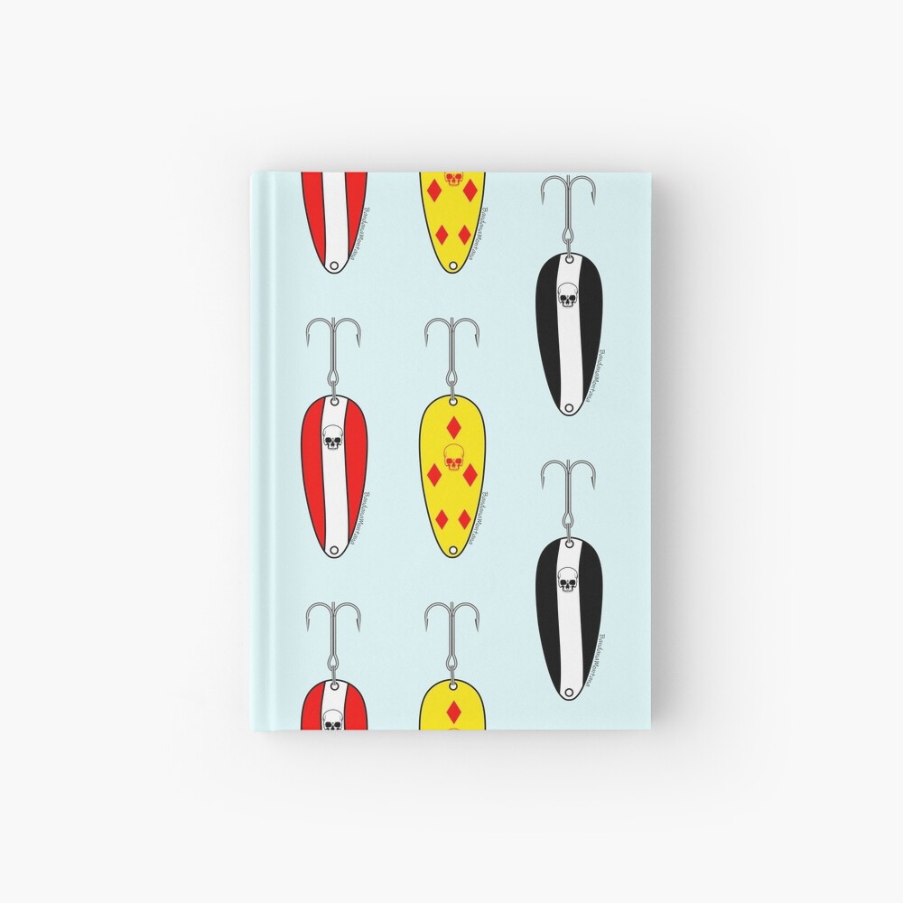 "Three Spoon Fishing Lures" Sticker for Sale by BandanaMontana | Redbubble