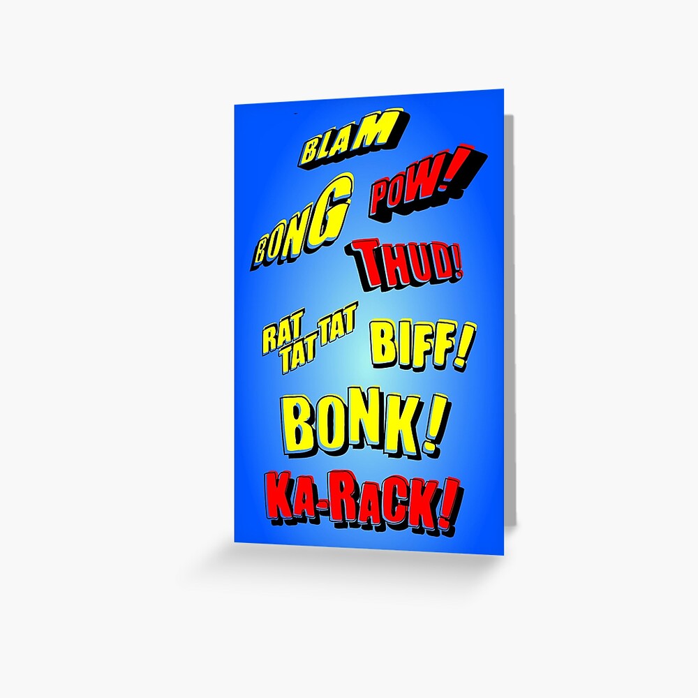 "Cartoon BLAM, BONG, POW! THUD! RAT TAT TAT, BIFF! BONK! KA-RACK! by ...
