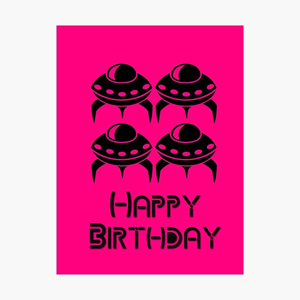 "Space Invaders Happy Birthday Greeting Card by Chillee Wilson ...