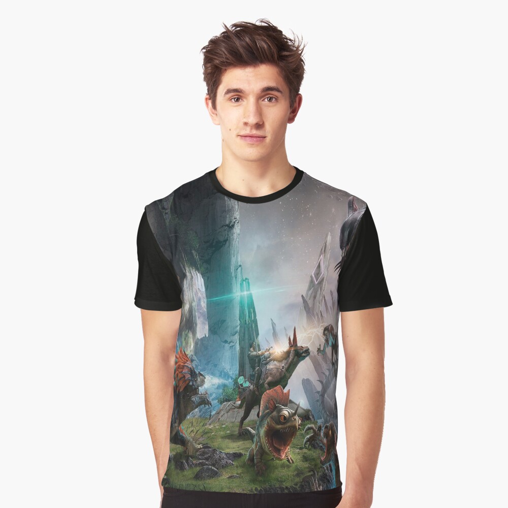 "Ark Survival Evolve Dino Fight" T-shirt for Sale by MoisesMoreno ...