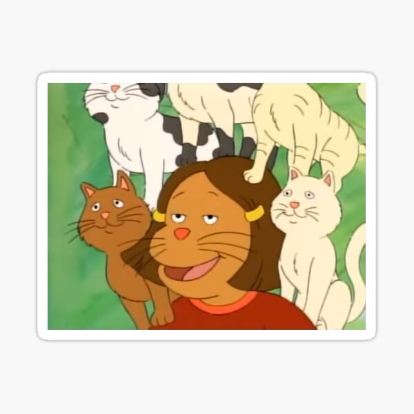 Pegatina «Arthur's Francine and Cats PBS Kids Arthur programa de ...