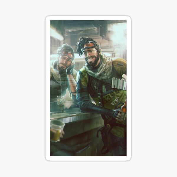"Apex Legends Mirage Art" Sticker for Sale by trusl | Redbubble
