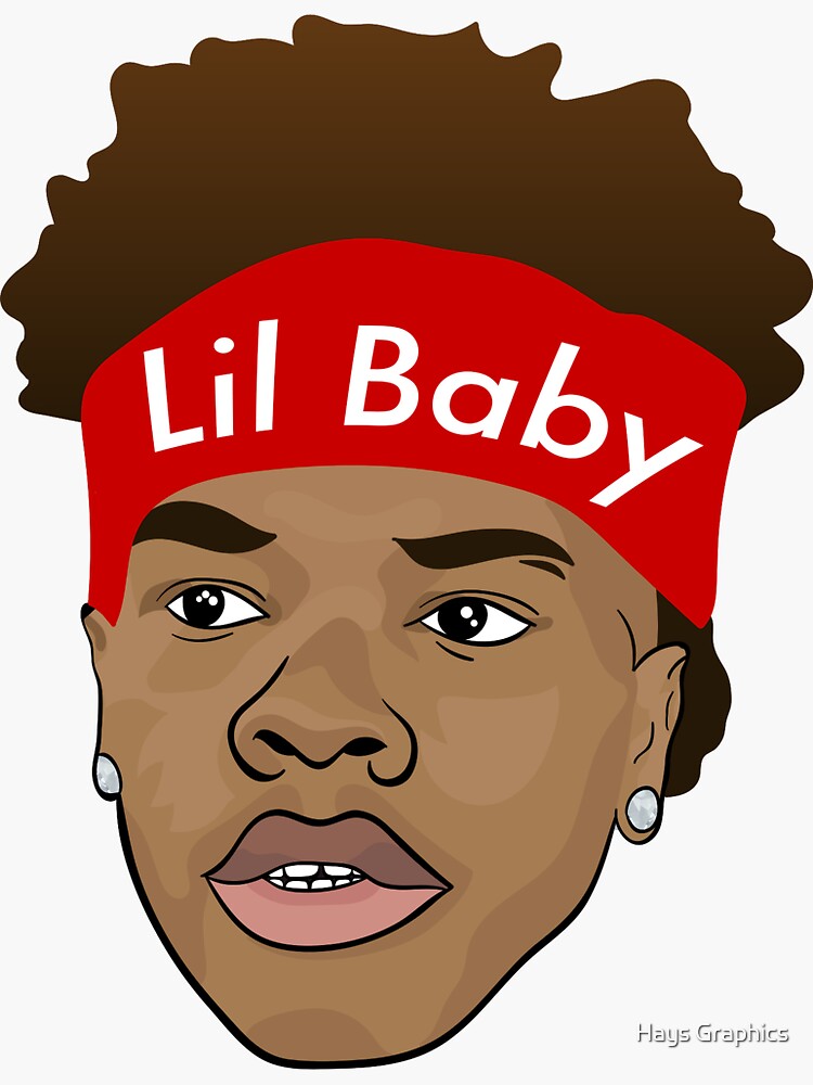 "Lil Baby Sticker" Sticker for Sale by HaysMolm | Redbubble
