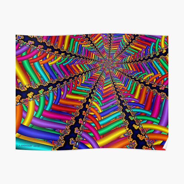 "Rainbow Weave" Poster for Sale by julev69 | Redbubble
