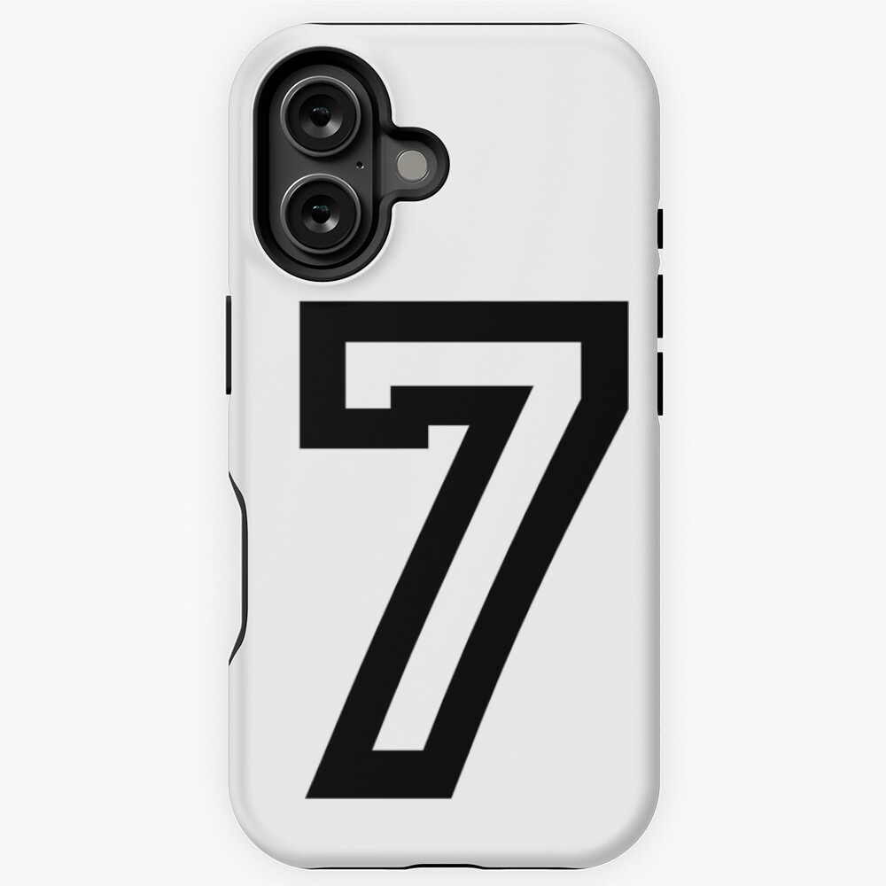 "Number Seven" Sticker for Sale by sweetsixty | Redbubble