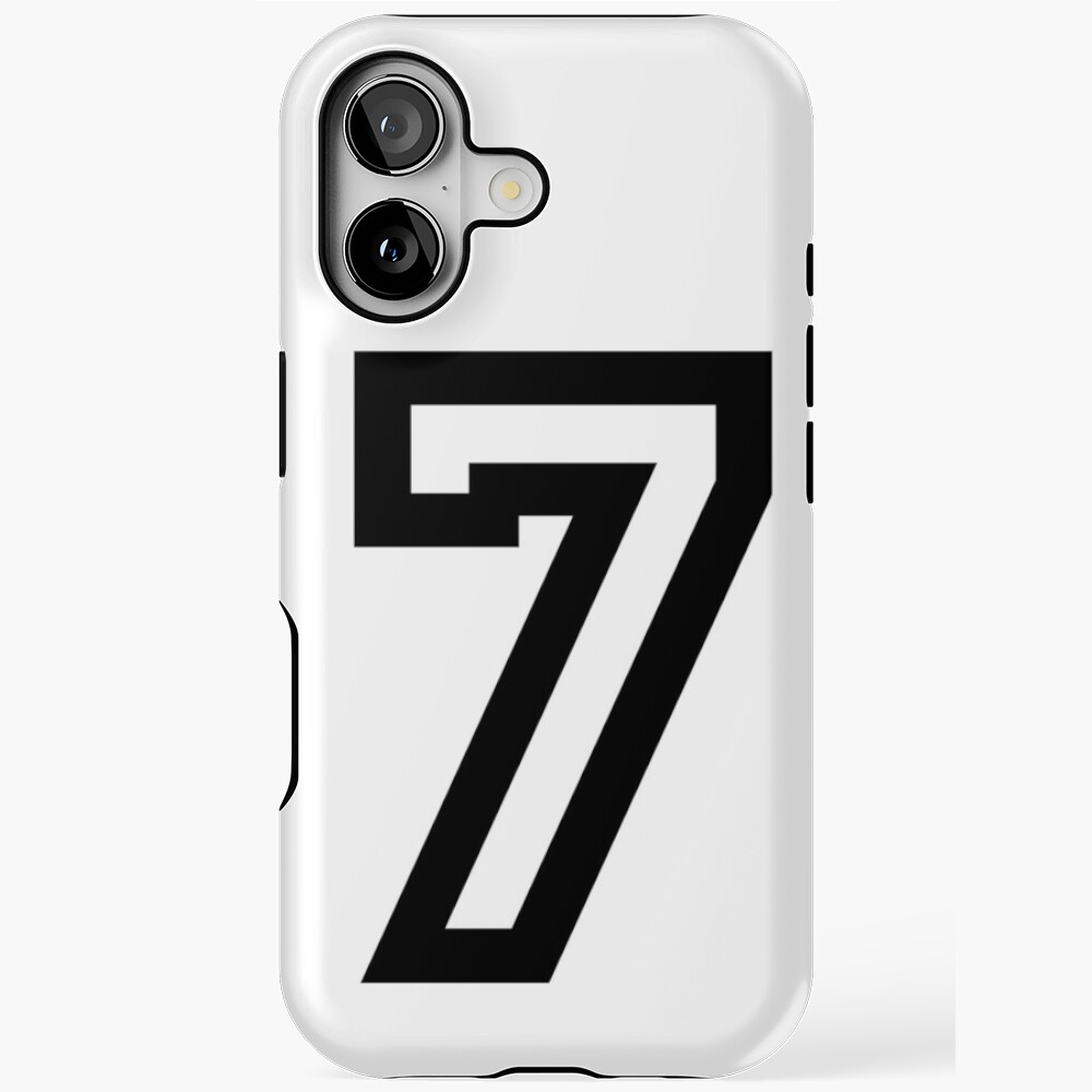 "Number Seven" Sticker for Sale by sweetsixty | Redbubble