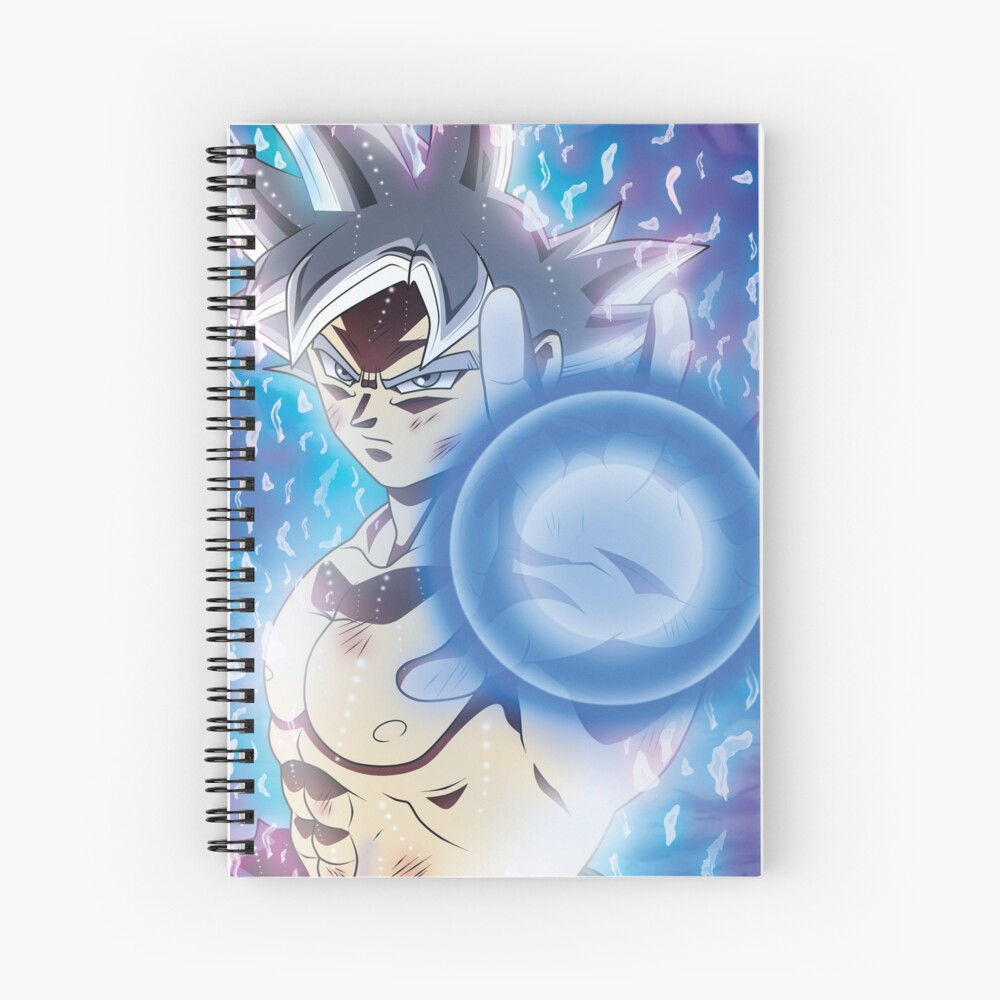 "best fan art goku ultra instinct" Spiral Notebook for Sale by ...