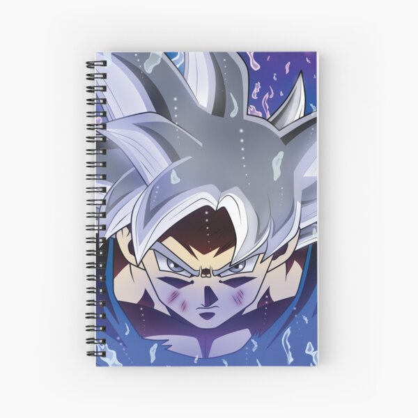 "best fan art goku ultra instinct" Spiral Notebook by llrojasdesing ...