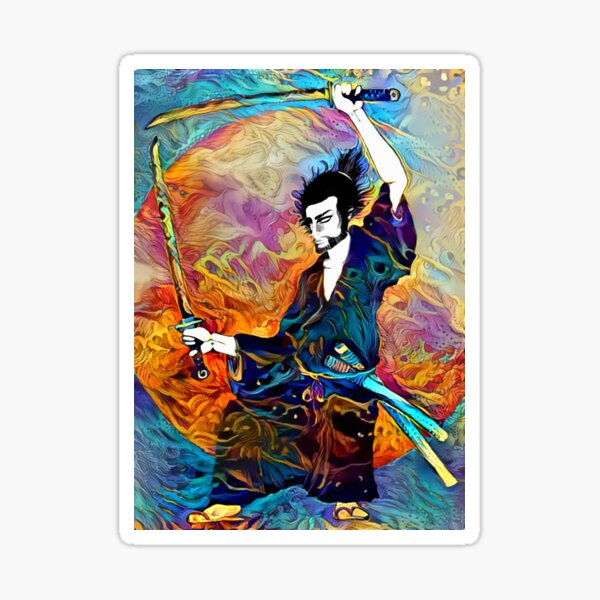 "Musashi" Sticker for Sale by DannySamurai | Redbubble